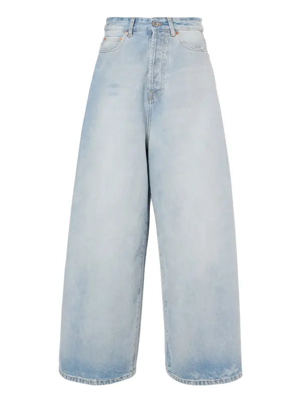 Vetements Oversized Wide-leg Jeans - Blue