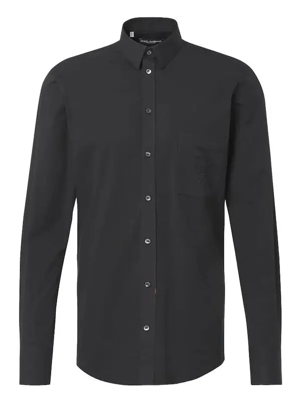 Dolce & Gabbana Cotton-blend Shirt - Black