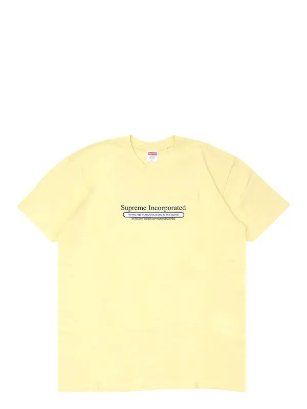 Supreme Inc. T-shirt 'pale - Yellow