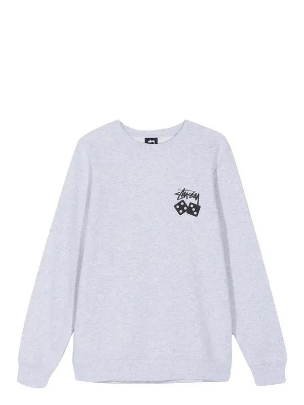 StÜssy Dice Crewneck - Grey