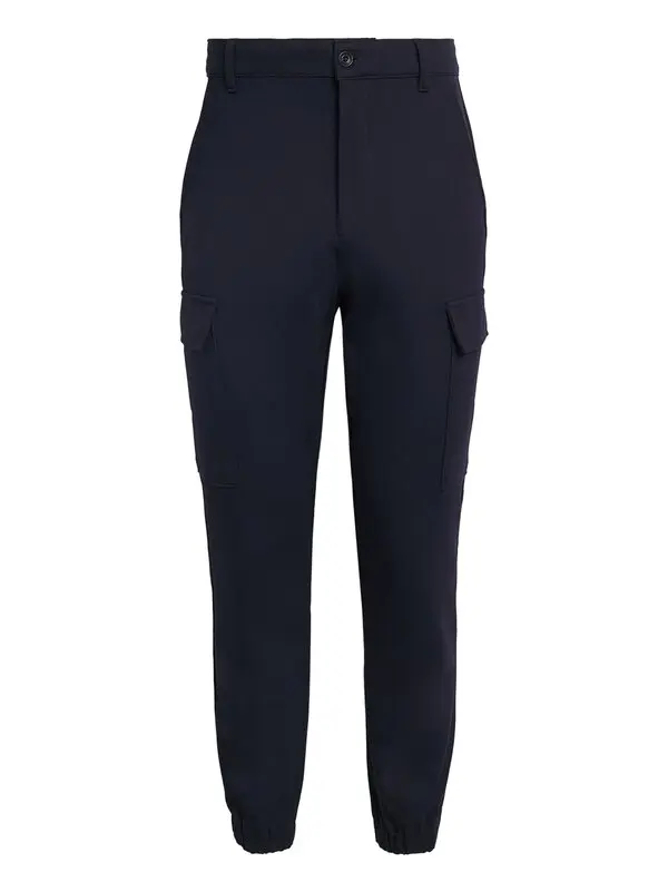7 For All Mankind Cargo Straight Leg Chinos - Blue
