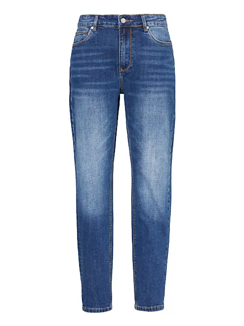 ARNE Five-pockets Tapered-leg Slim-fit Stretch-denim Jeans - Blue