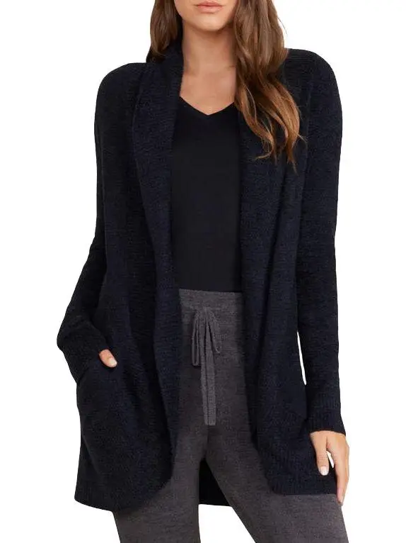 Barefoot Dreams Cozychic® Lite® Circle Cardigan - Black