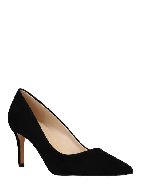 Pelle Moda Lizel 2 Pointed Toe Pump - Black