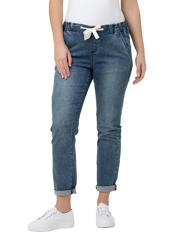 RIPE MATERNITY Denim Jogger - Blue