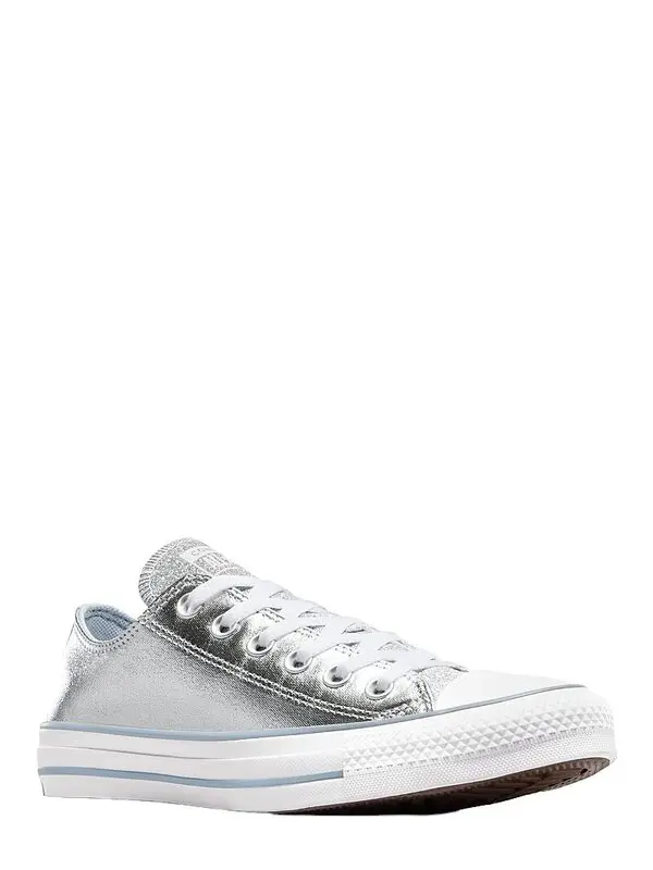 CONVERSE Chuck Taylor All Star Ox Sparkle Sneakers - Metallic Granite/white