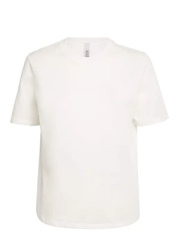 SKIMS Cotton-blend Relaxed T-shirt - White