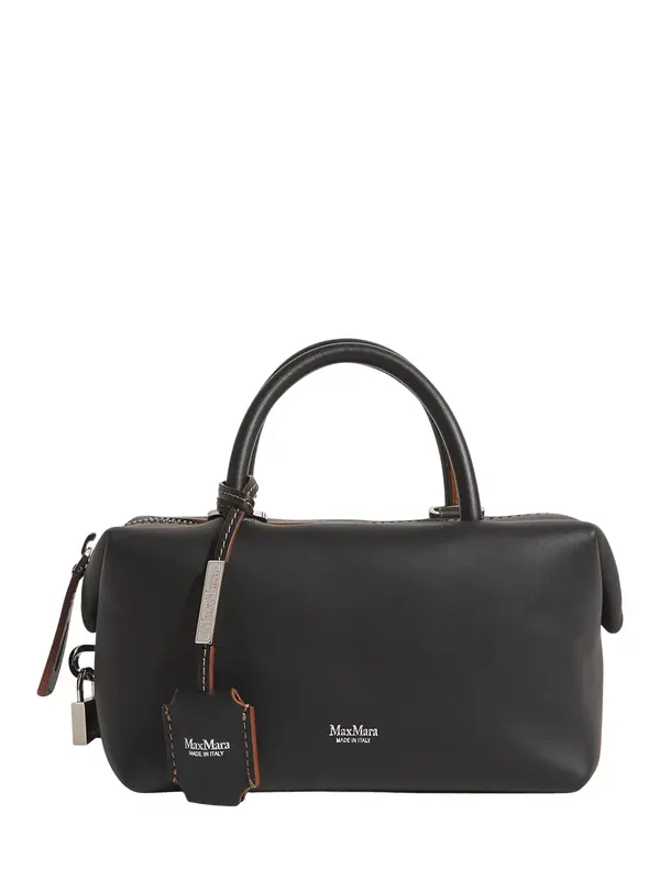 Max Mara Small Leather Satchel - Black
