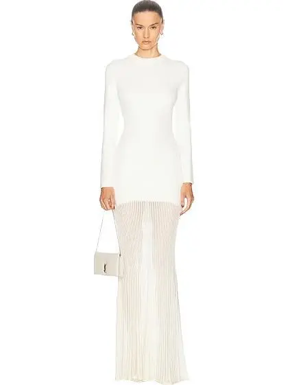 SEROYA Serenade Maxi Dress - Eggshell