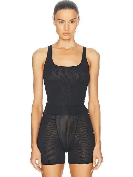 NEGATIVE UNDERWEAR Whipped A-top - Black