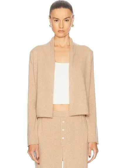 Guest In Residence Stealth Cashmere Cardigan - Dune