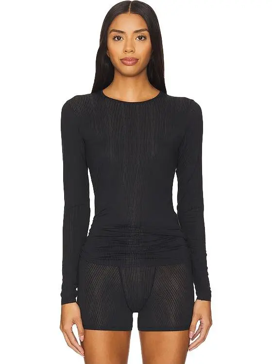 NEGATIVE UNDERWEAR Whipped Long Sleeve - Black