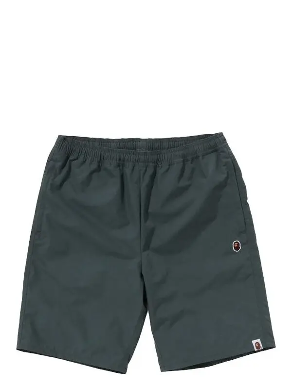 A BATHING APE Ape Head Beach Shorts - Olive Drab