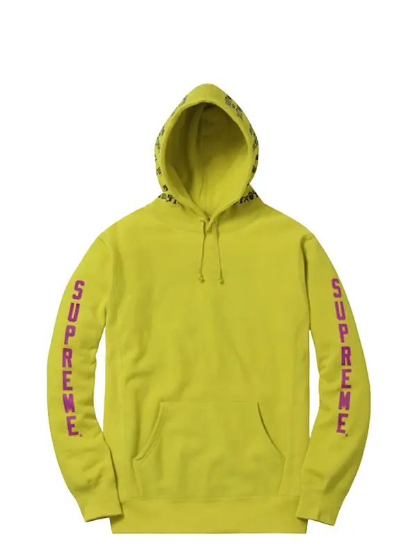 Supreme Thrasher Boyfriend Hooded Sweatshirt - Pea Green