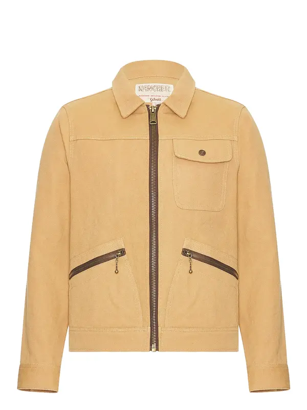 SCHOTT Unlined Utility Jacket - Tobacco