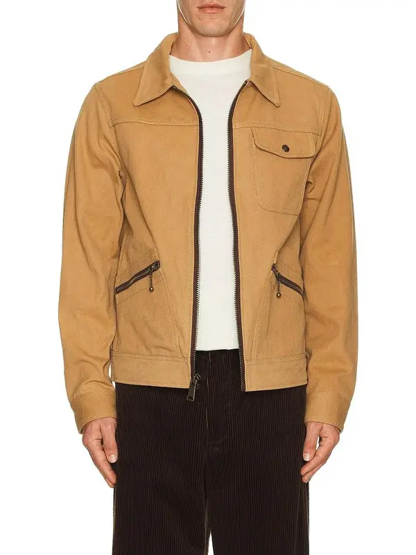 SCHOTT Unlined Utility Jacket - Tobacco