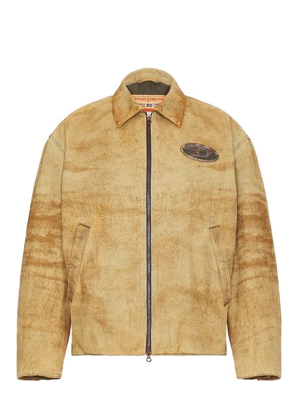 Diesel Stack Denim Jacket - Brown