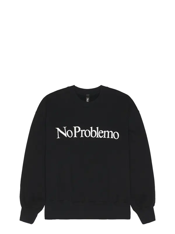 NO PROBLEMO Sweatshirt - Black