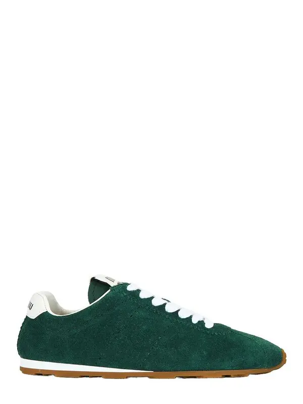 Miu Miu Suede Lace-up Sneakers - Oleandro