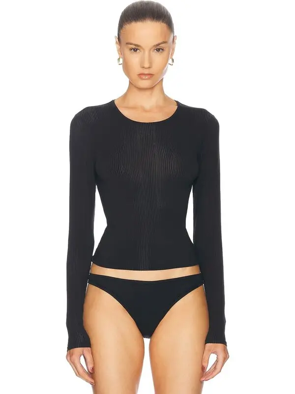 NEGATIVE UNDERWEAR Whipped Long Sleeve - Black