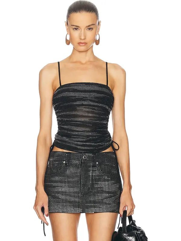 Alexander Wang Hotfix Cami - Black