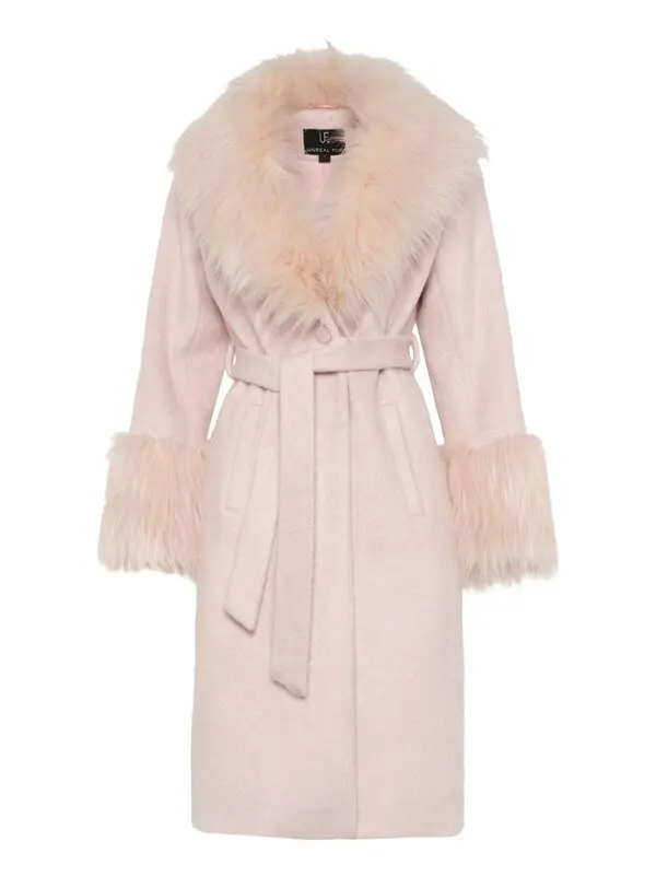 UNREAL FUR Paris Faux-fur Coat - Neutrals