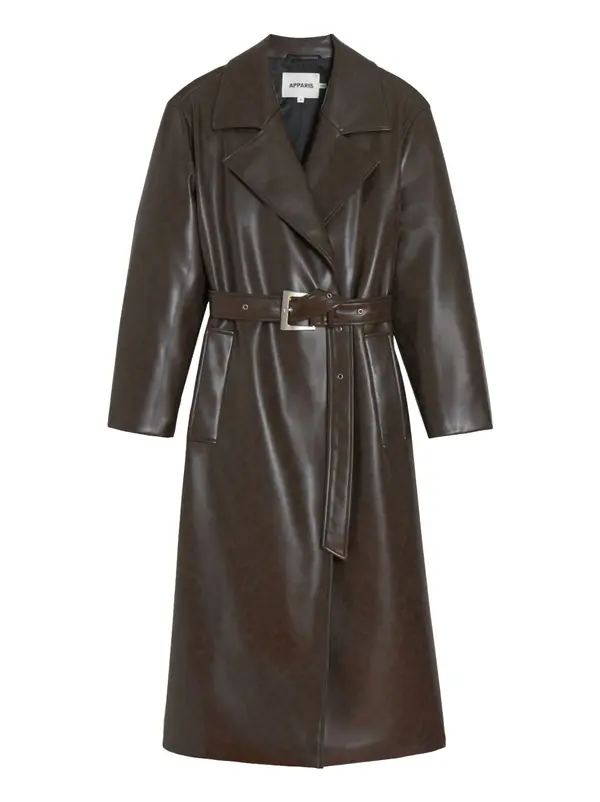Apparis Tate Trench Coat - Brown