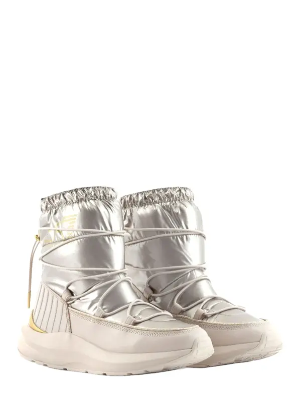 Emporio Armani Ankle-length Snow Boots - Silver