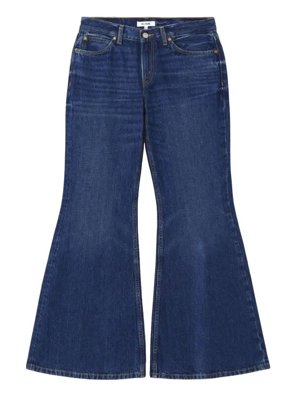 RE/DONE Baggy Flared Jeans - Blue