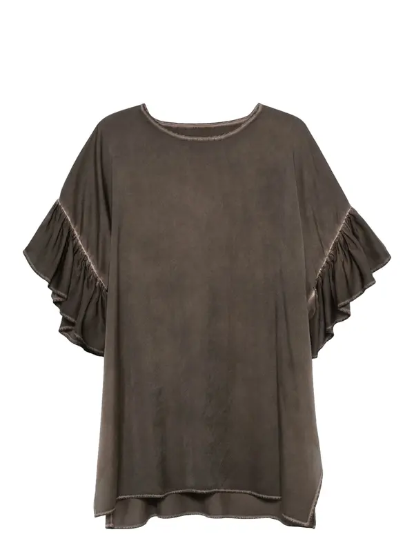 UMA WANG Talip Blouse - Brown