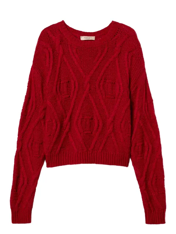 TWINSET Drop-shoulder Sweater - Red