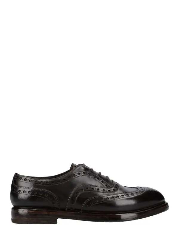 Premiata Leather Oxford Shoes - Brown