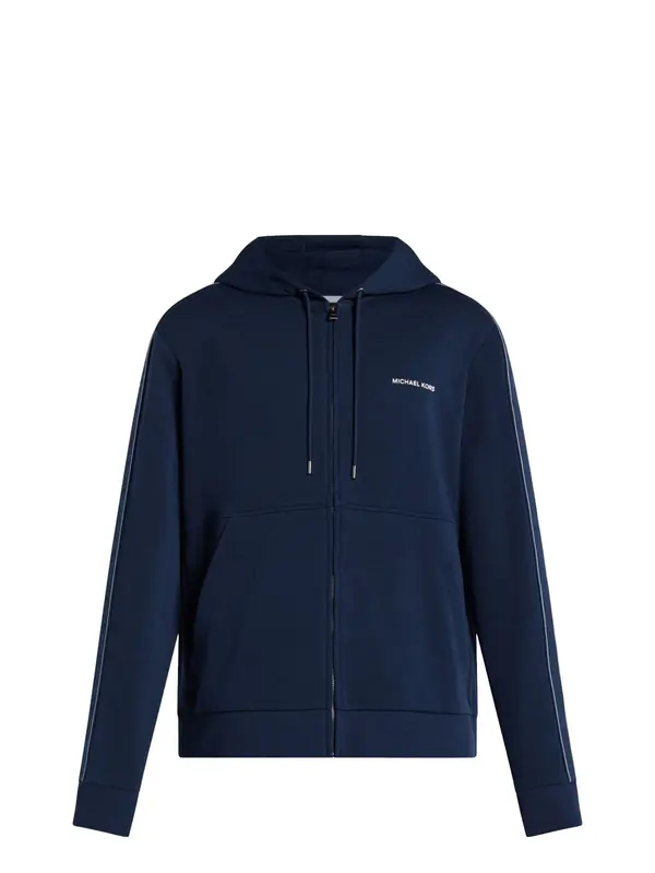 Michael Kors Logo-print Hoodie - Blue