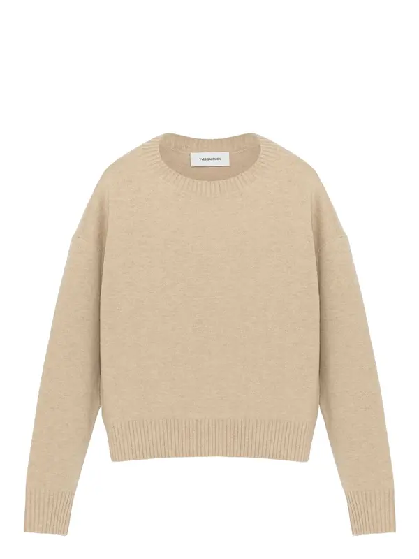 YVES SALOMON Knitted Jumper - Neutrals