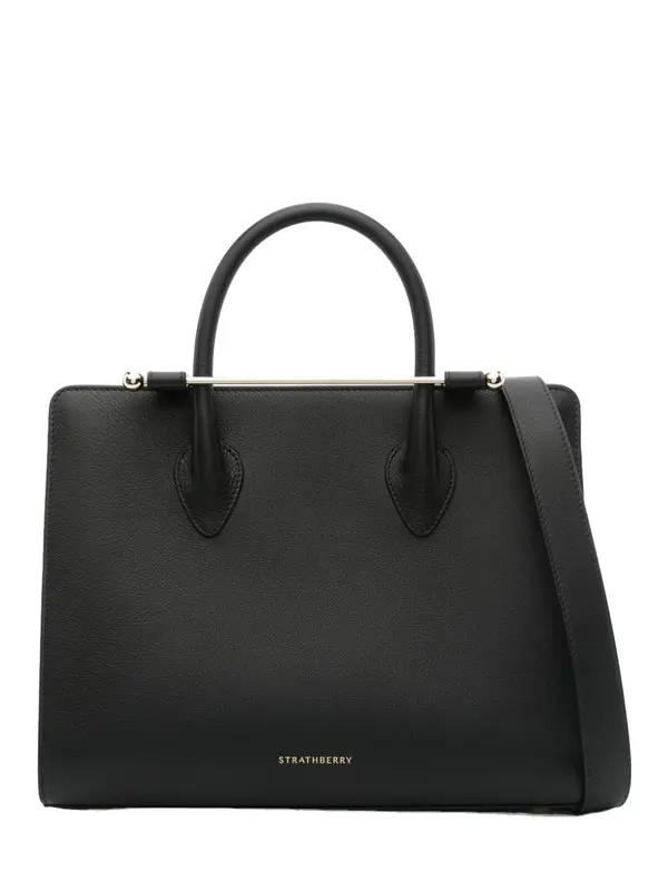 Strathberry Midi Tote Bag - Black