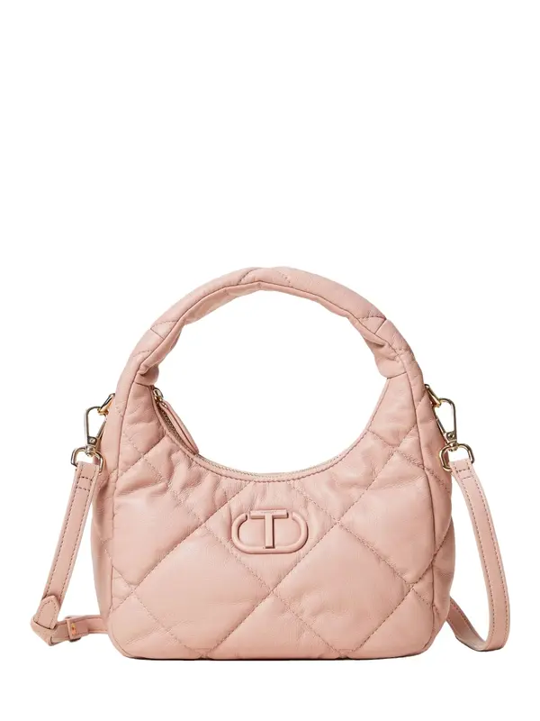 TWINSET Small Quilted Tote Bag - Pink
