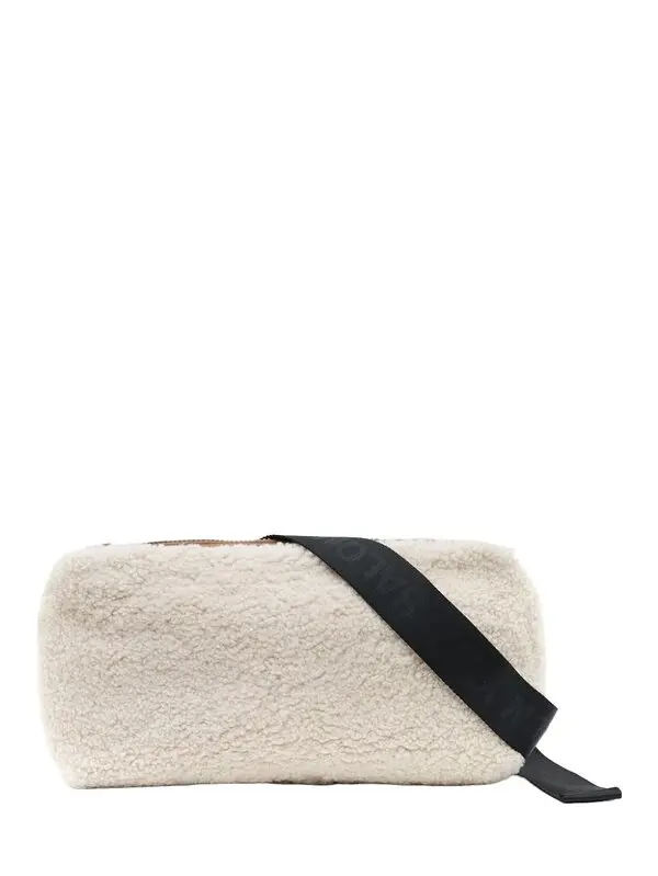 YVES SALOMON Panelled Belt Bag - White