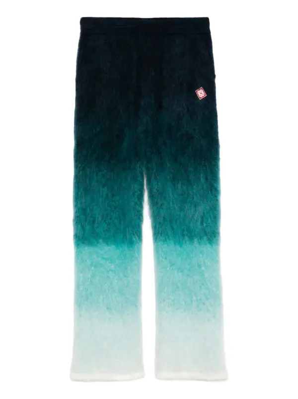 Casablanca Knitted Loose Fit Pants - Blue