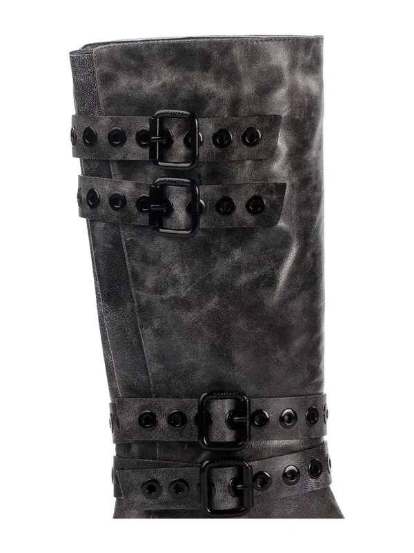 LE SILLA 50mm Harley Boots - Black