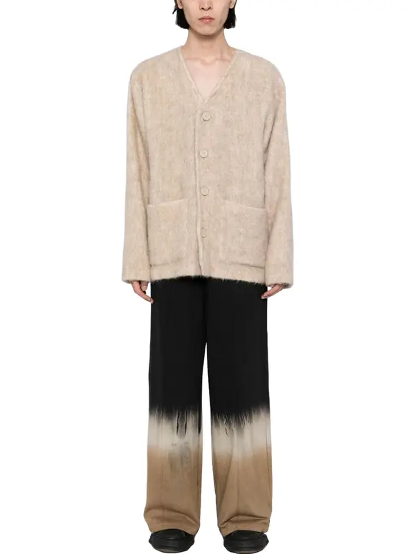 FENG CHEN WANG Tie-dye Sweatpants - Black