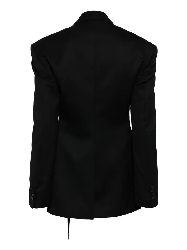 FENG CHEN WANG Self-tie Blazer - Black
