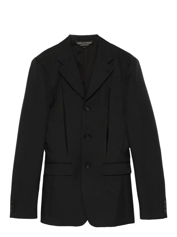 Comme Des Garçons Cut-out Blazer - Black