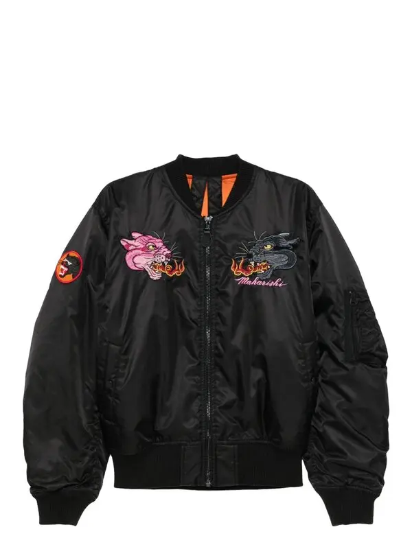 MAHARISHI Duality Panther Ma1 Bomber Jacket - Black