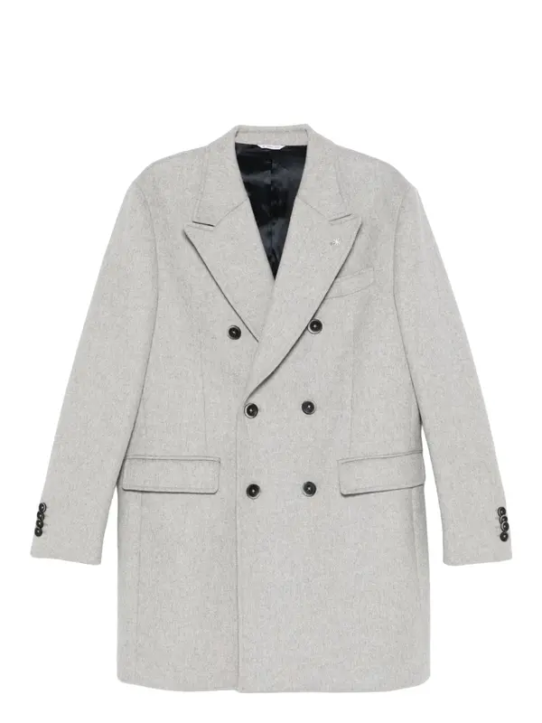 MANUEL RITZ Double-breasted Coat - Grey