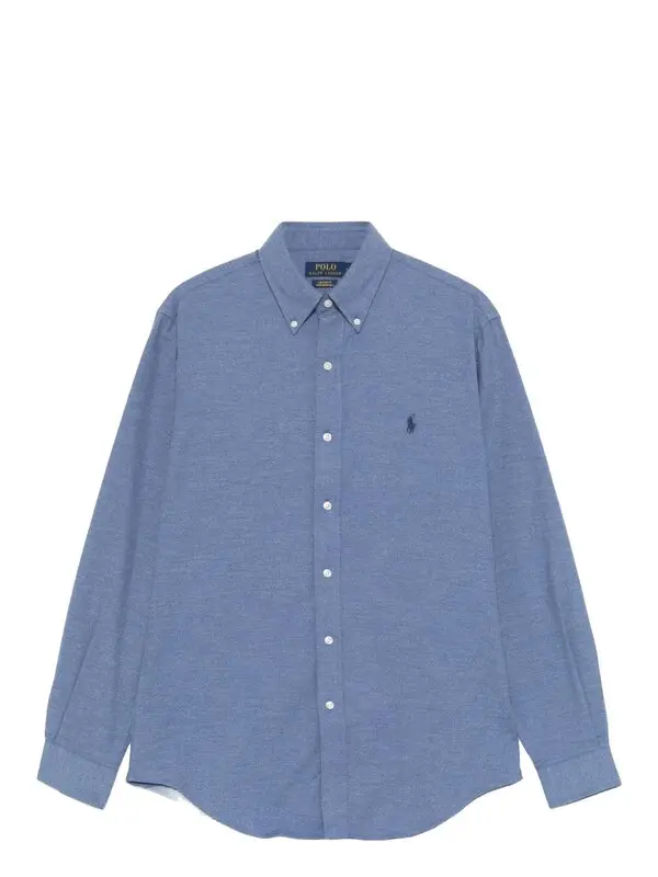 Polo Ralph Lauren Mélange-effect Shirt - Blue