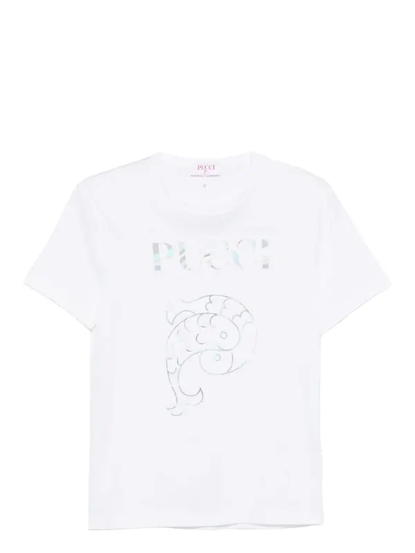 Emilio Pucci Logo-print T-shirt - White