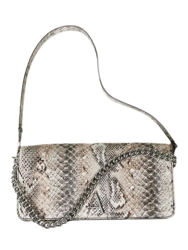 TWINSET Snakeskin-print Crossbody Bag - Neutrals