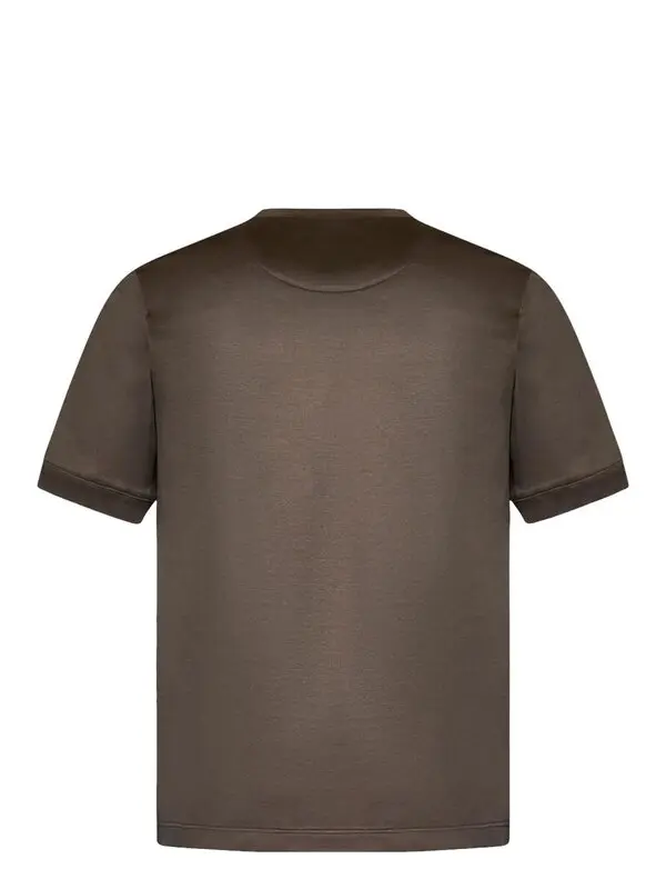 FRANZESE COLLECTION Cotton T-shirt - Brown