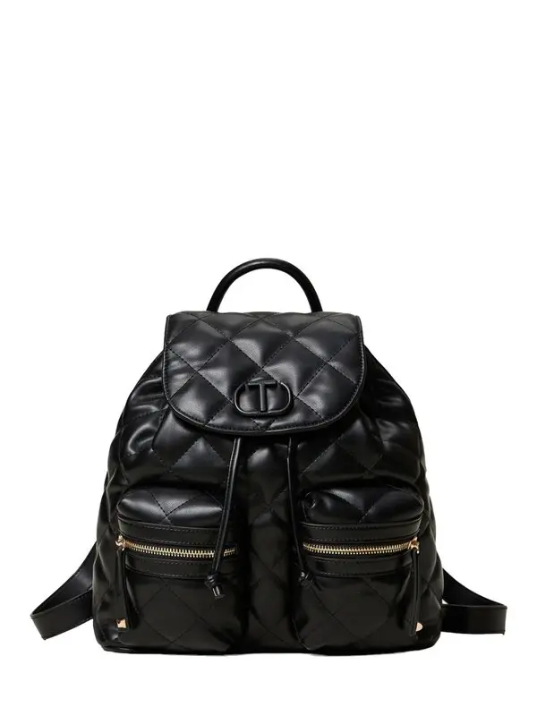 TWINSET Quilted Backpack - Black