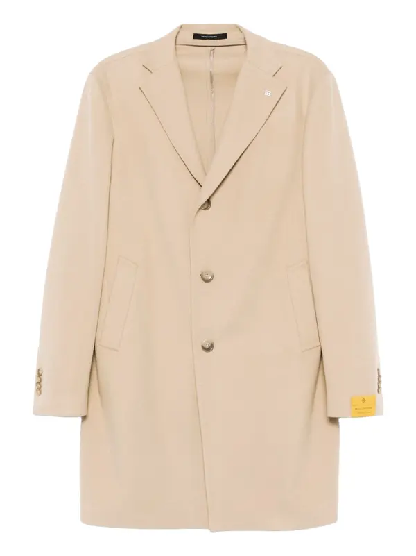 Tagliatore Single-breasted Coat - Brown